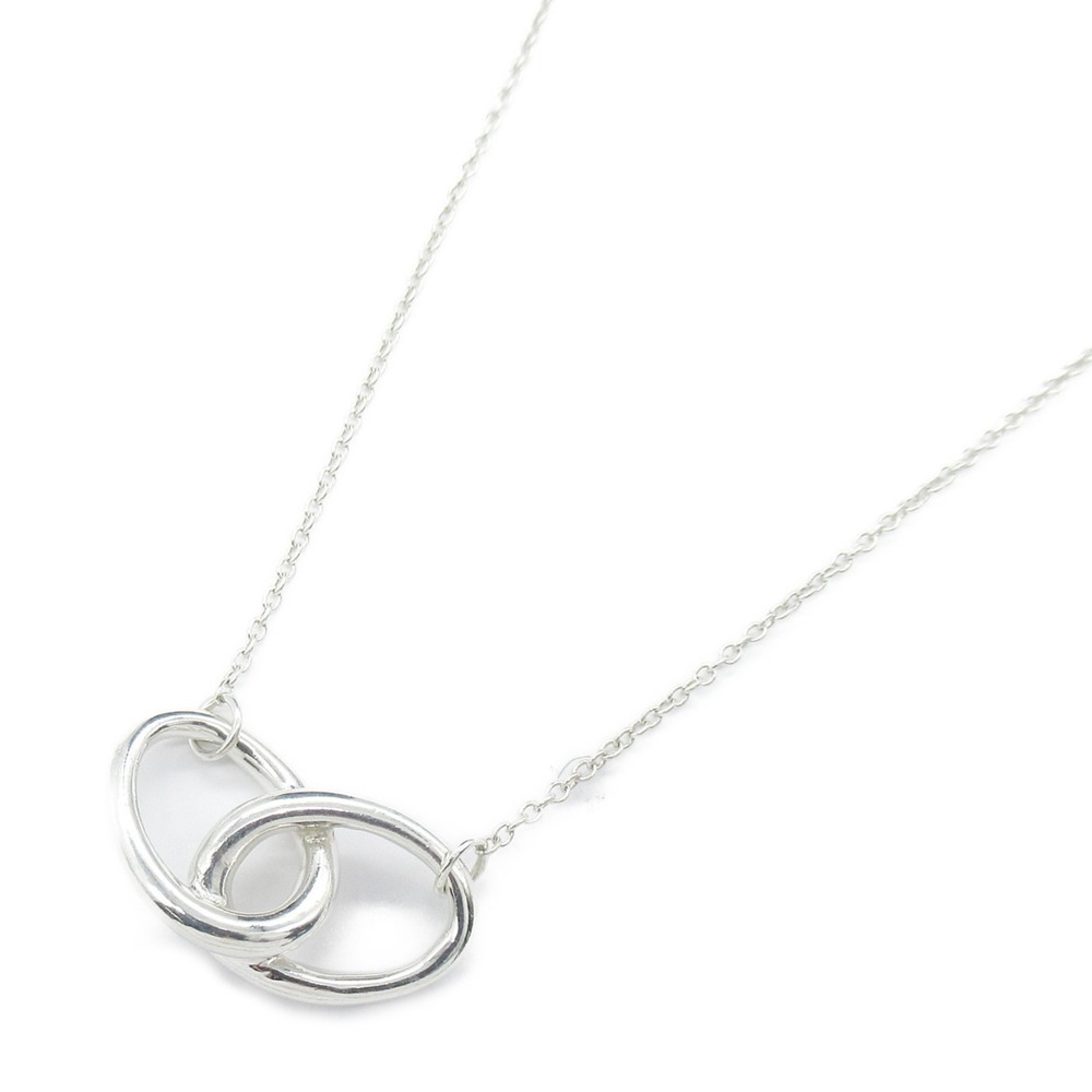Tiffany Elsa Peretti Double Loop Necklace Silver - Gem